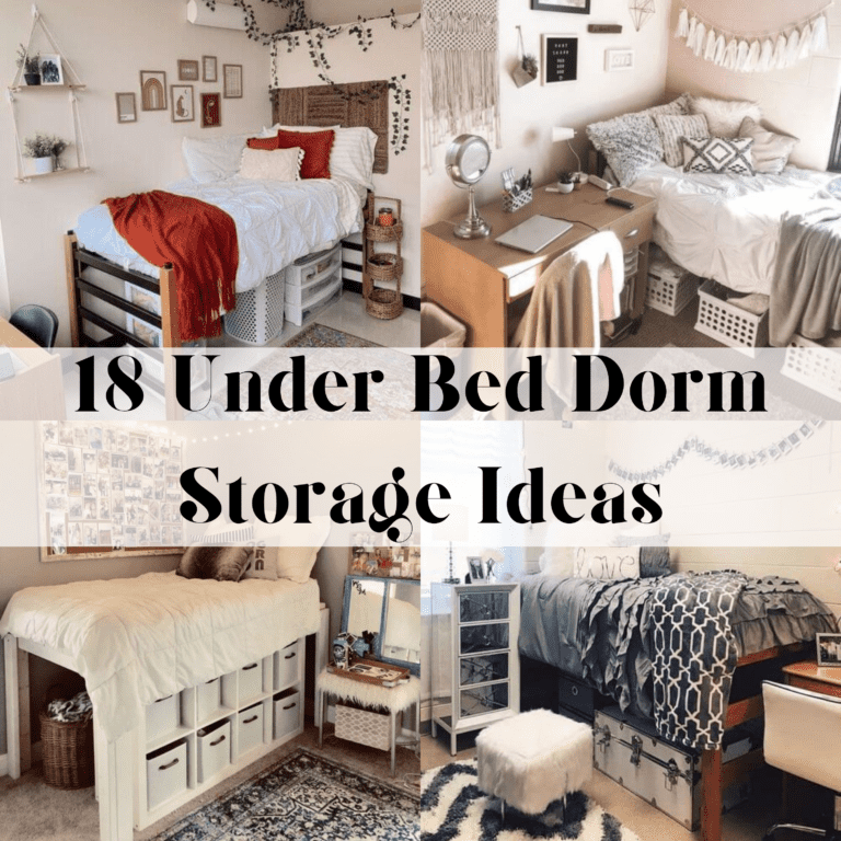 18 Under Bed Storage & Organization Ideas For Your Dorm Room