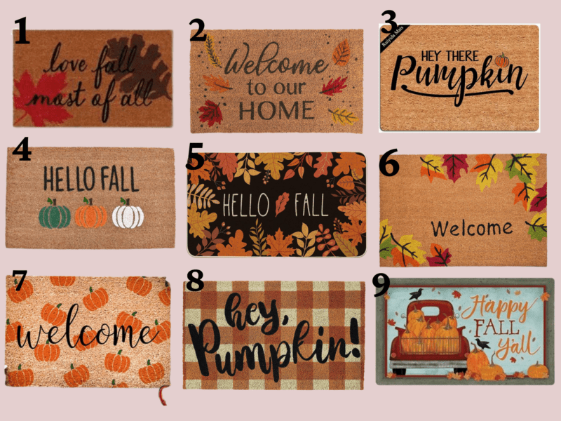 15 Fall Door Mats You'd Love to Have This Year