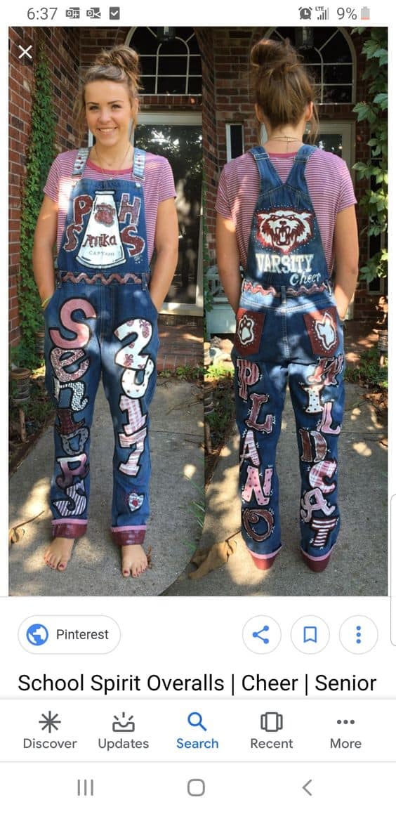 15 Stylish Senior Overalls You Can DIY Quick & Easy