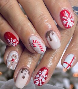 26 Christmas Short Nails to Copy This Year