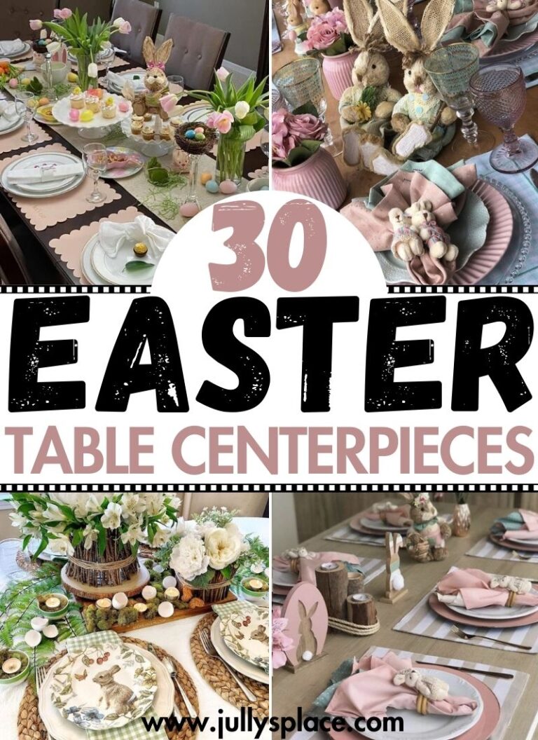 30 Easter Table Centerpieces & Decorations To Recapture The Joy Of ...