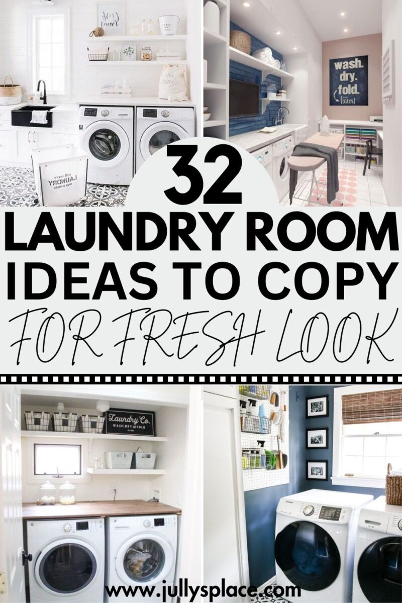 32 Laundry Room Ideas for a Fresh and Organized Look