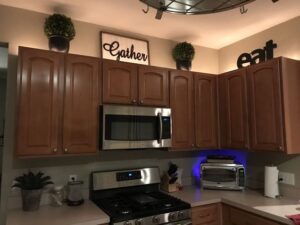 How To Use Space Between Kitchen Cabinets And Ceiling? Maximizing ...