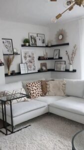 How to Decorate a Ledge in the Living Room on Budget! 22 Ideas
