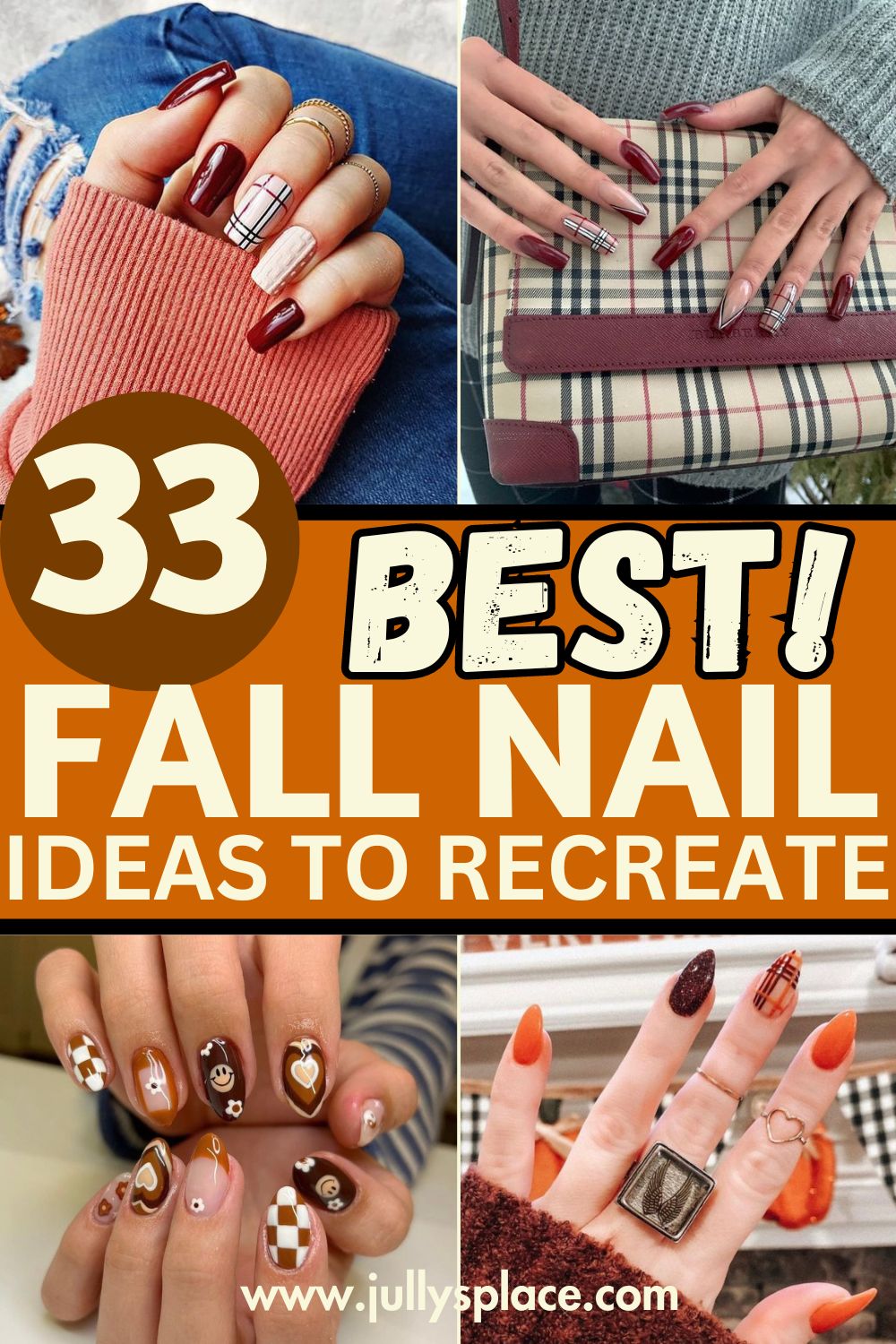 33 Fall Nail Ideas: Autumn Manicure Madness to Spice Up Your Tips
