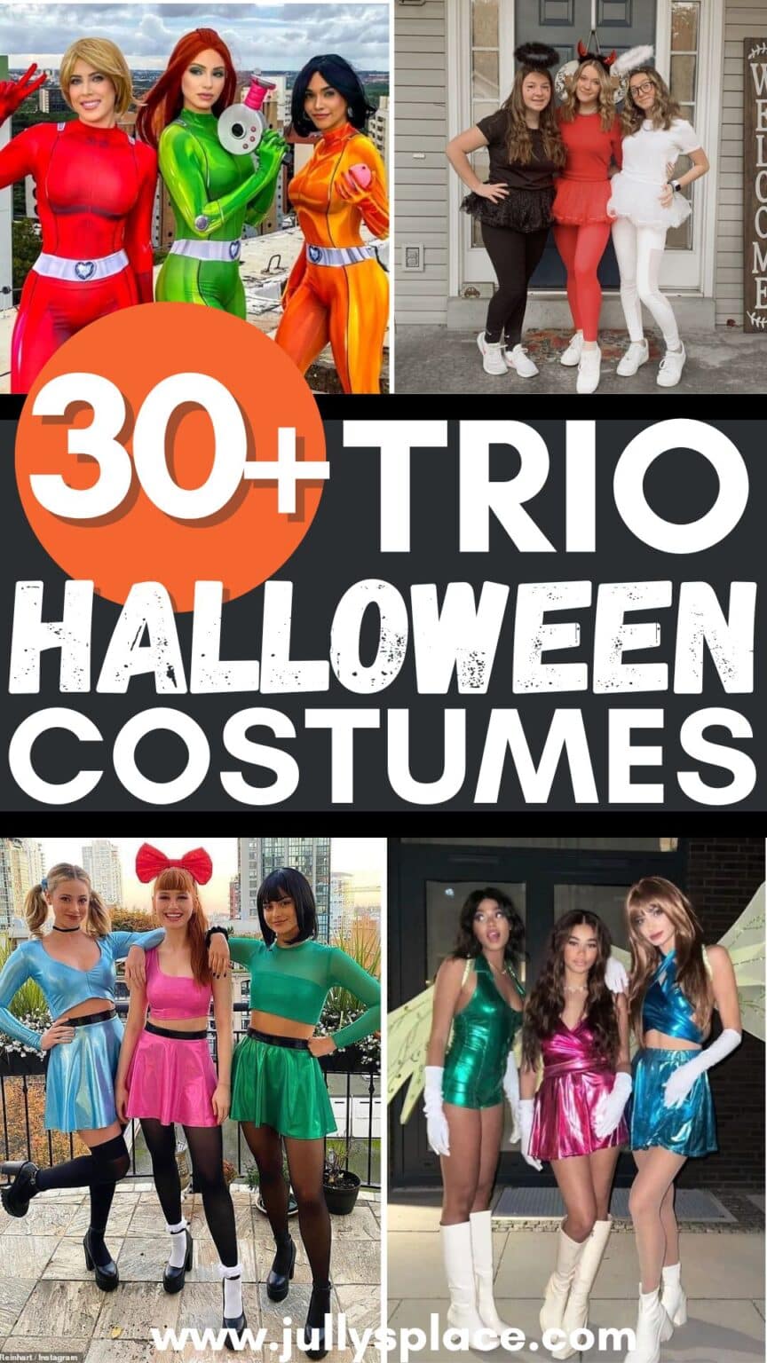 30+ Trio Halloween Costume Ideas that Will Win Every Contest