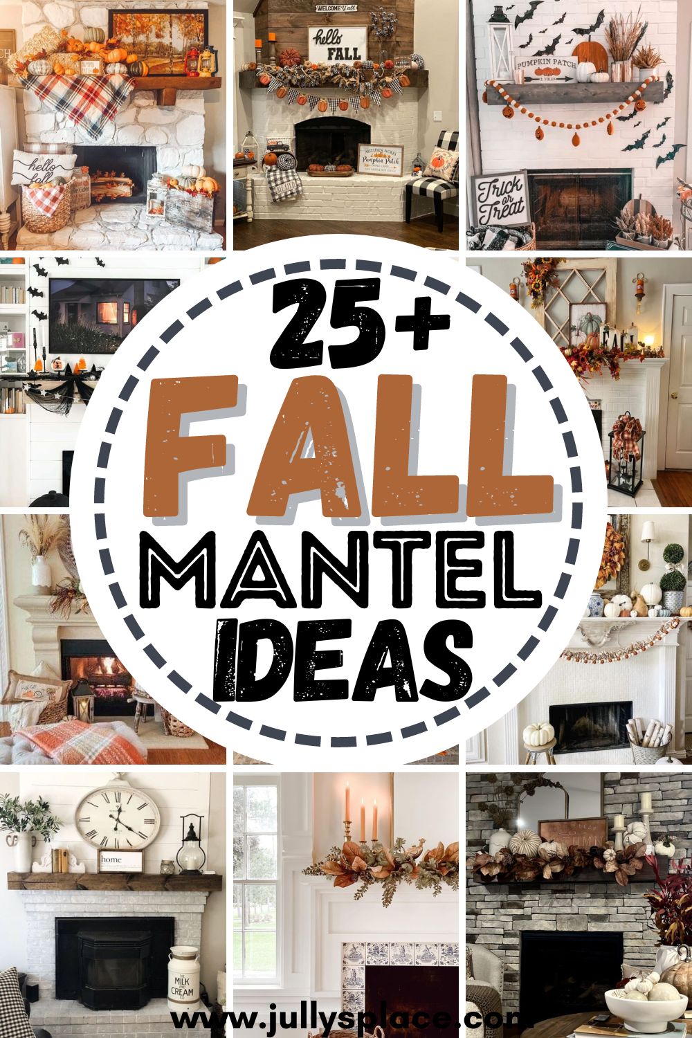 25+ Fall Mantel Decor Ideas 2025: Cozy Up Your Fireplace with Fall Flair