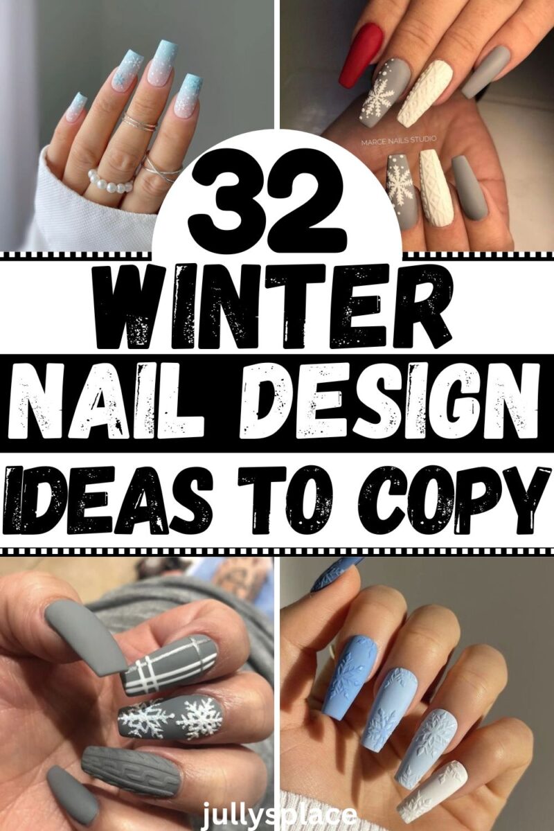 32 Winter Nail Ideas to Rock While Shivering in Your Mittens