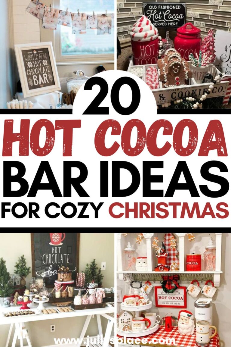 20 Festive Hot Cocoa Bar Ideas for the Holidays