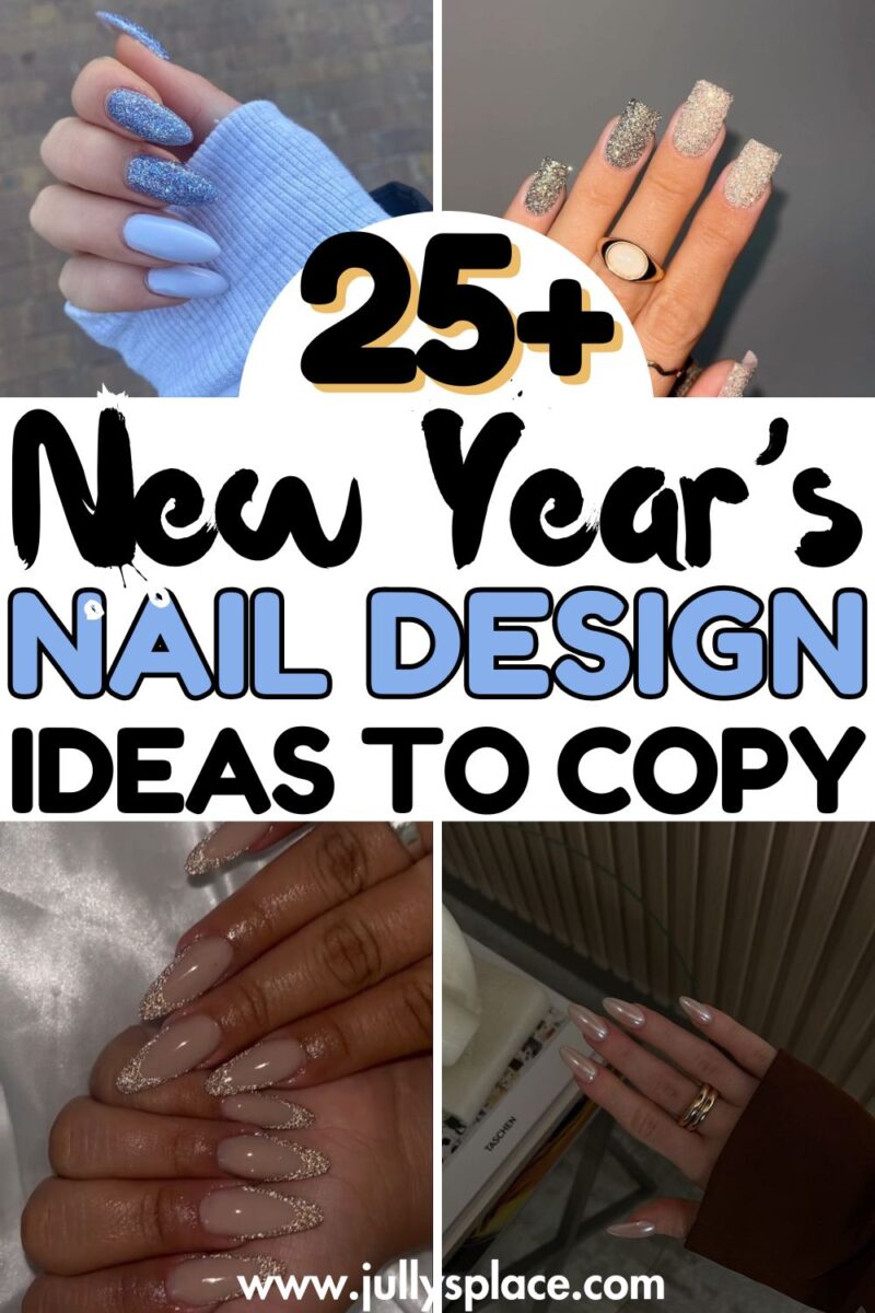 25+ New Year's Eve Nail Ideas: Sparkle Your Way Into 2026