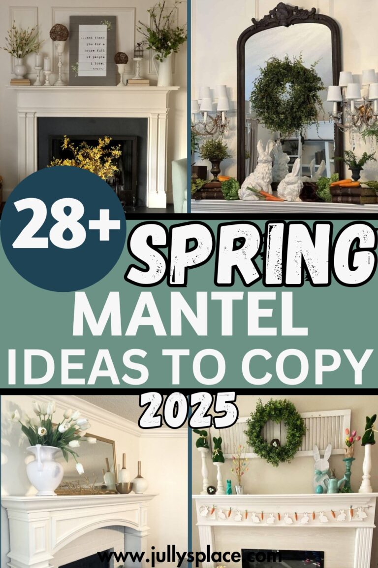 28+ Spring Mantel Decor Ideas in 2025 for a Modern Seasonal Vibe