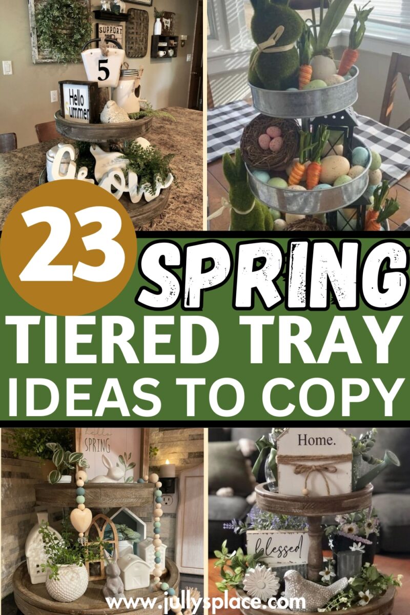 23 Spring Tiered Tray Ideas: Fresh and Fun Decor Tips