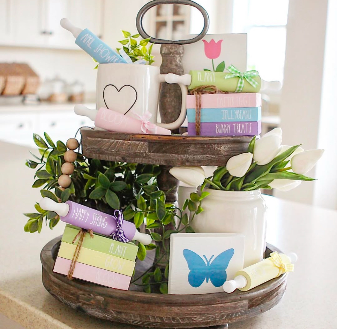 23 Spring Tiered Tray Ideas: Fresh and Fun Decor Tips