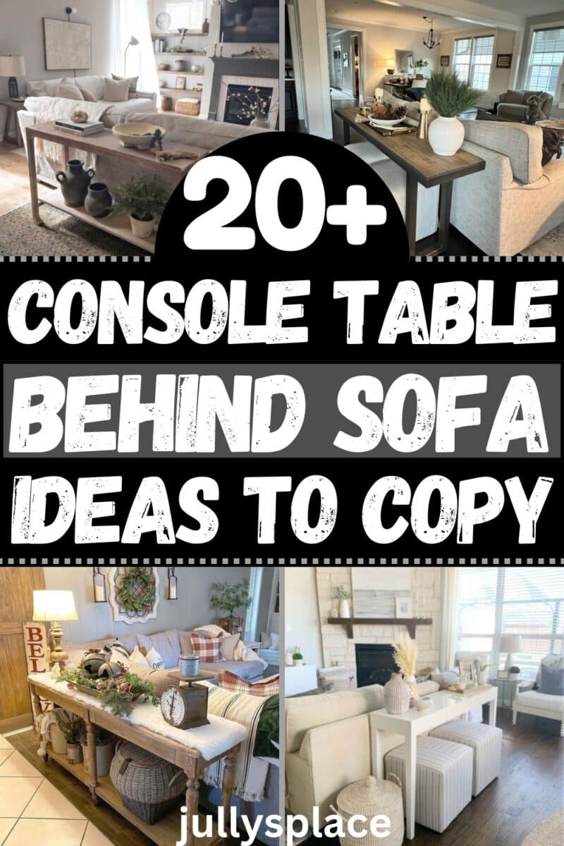 20+ Sofa Table Decor Ideas to Spruce Up Your Space with Style