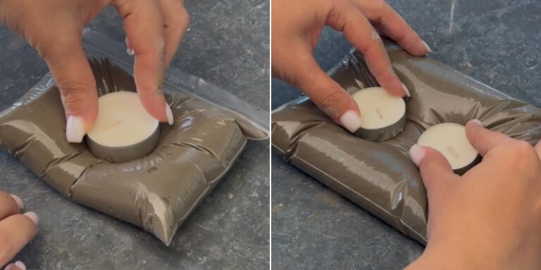 DIY Cement Pillow Candle Holders: Stylish and Simple