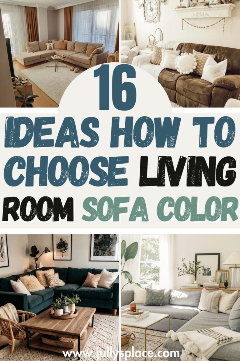 How to Choose the Best Sofa Color for Your Living Room? {16 Ideas}
