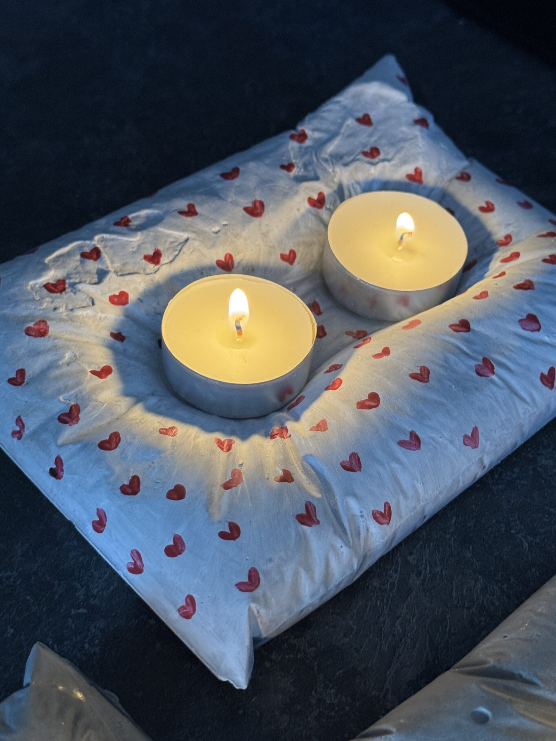 DIY Cement Pillow Candle Holders: Stylish and Simple