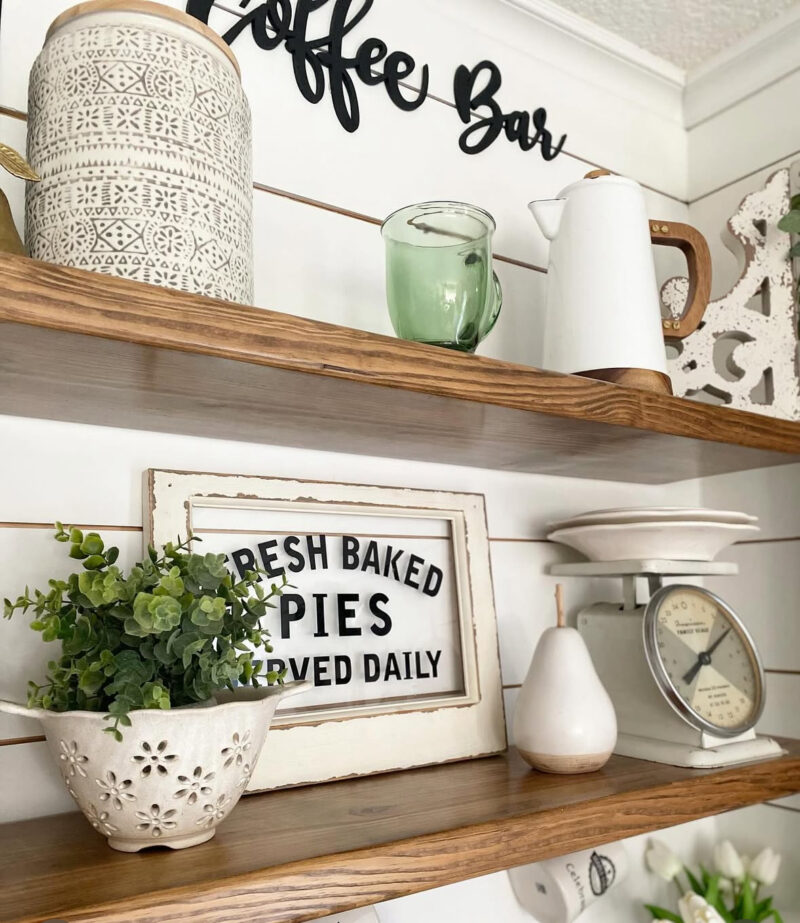 22 Ideas How to Style Open Shelves in Kitchen for a Fresh and Fun Look
