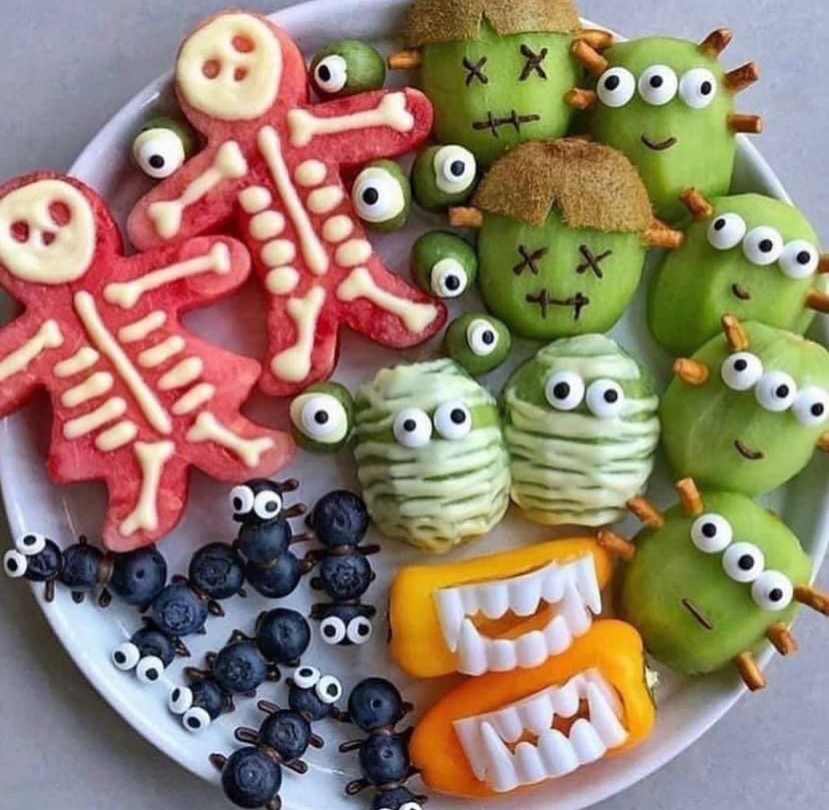 No Tricks, Just Treats: 14 Halloween Veggie Trays Too Fun to Skip