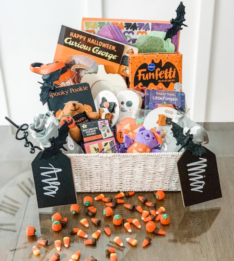24 Cute Boo Basket Ideas To Delight Everyone On Your List This Halloween