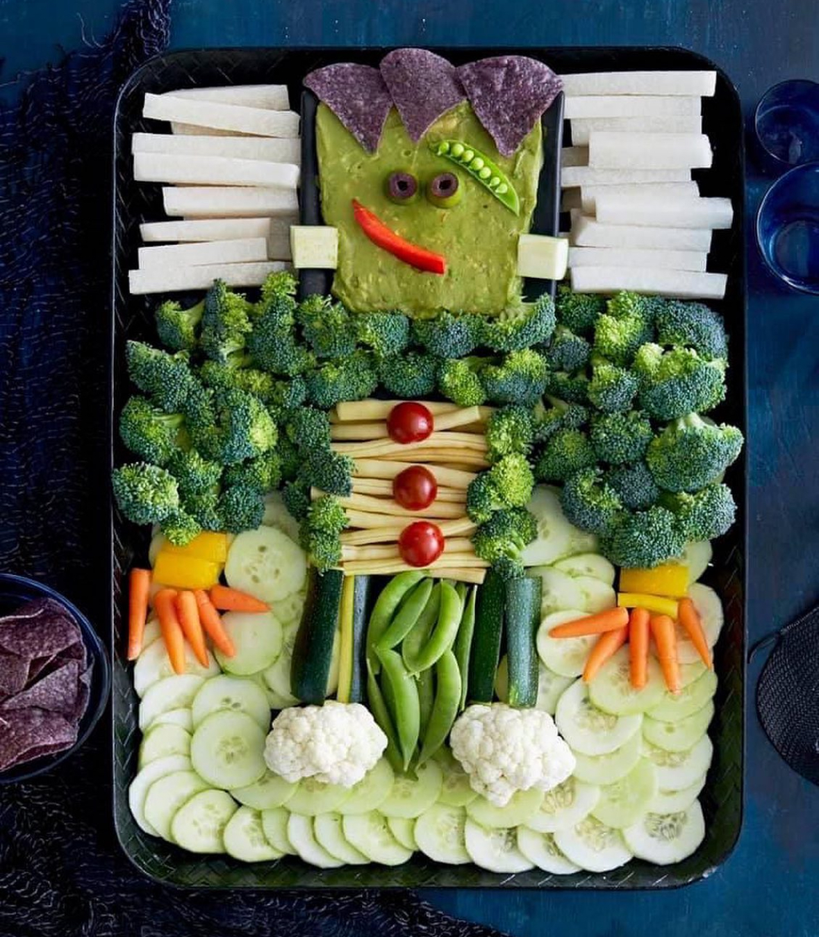 No Tricks Just Treats 14 Halloween Veggie Trays Too Fun To Skip