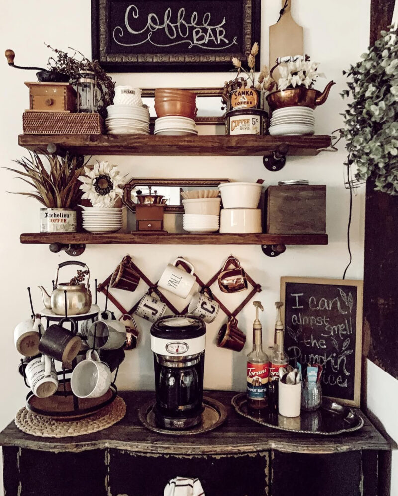 Fall in Love with These 31 Coffee Station Ideas This Autumn