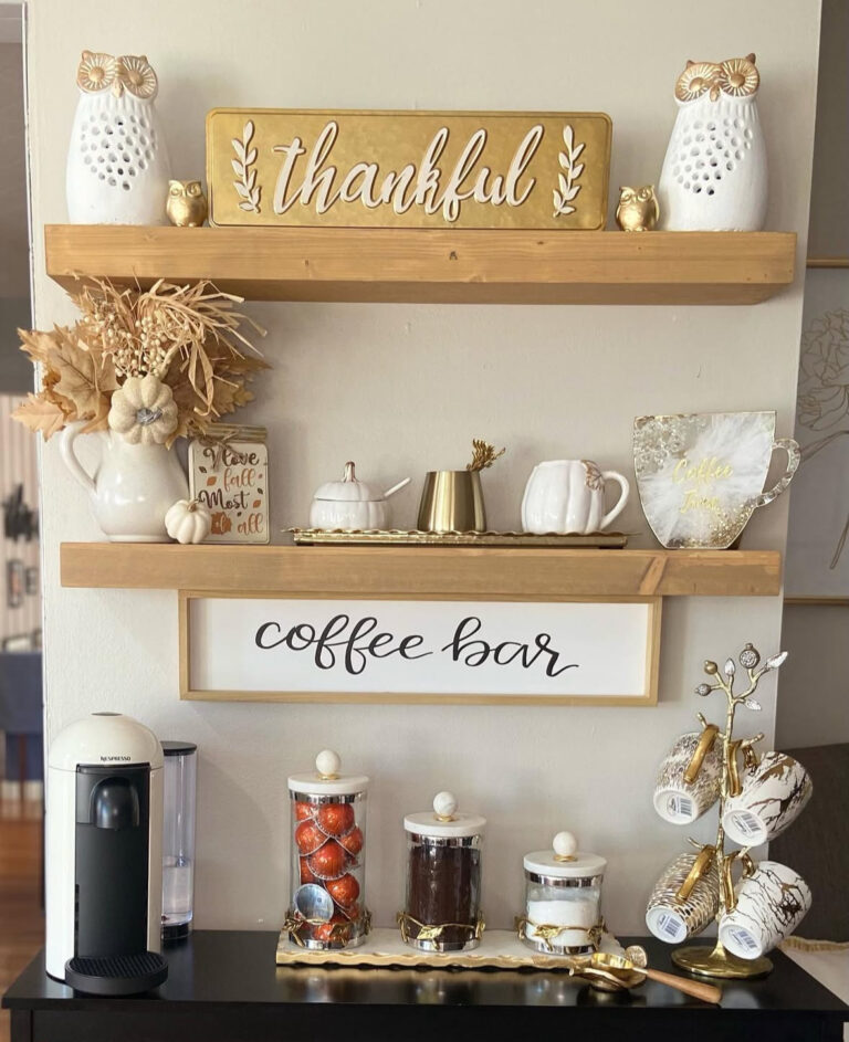Fall in Love with These 31 Coffee Station Ideas This Autumn