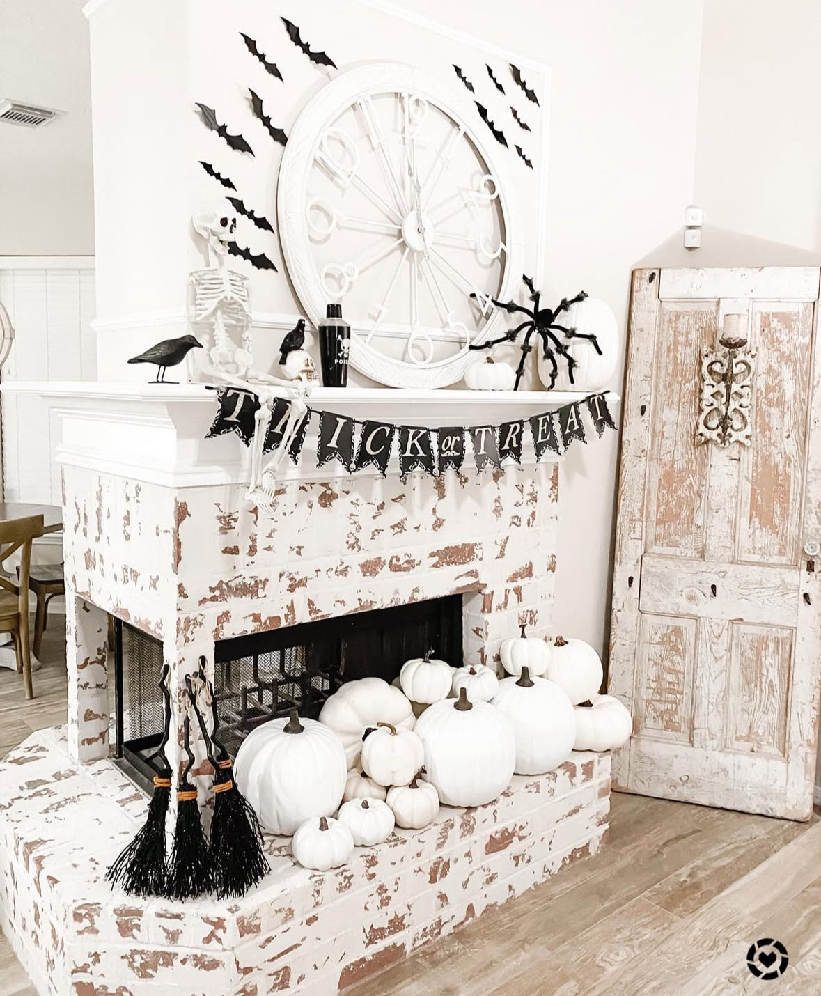 Steal-These 31 Halloween Fireplace Ideas: Chic, Cozy, and a Little Spooky