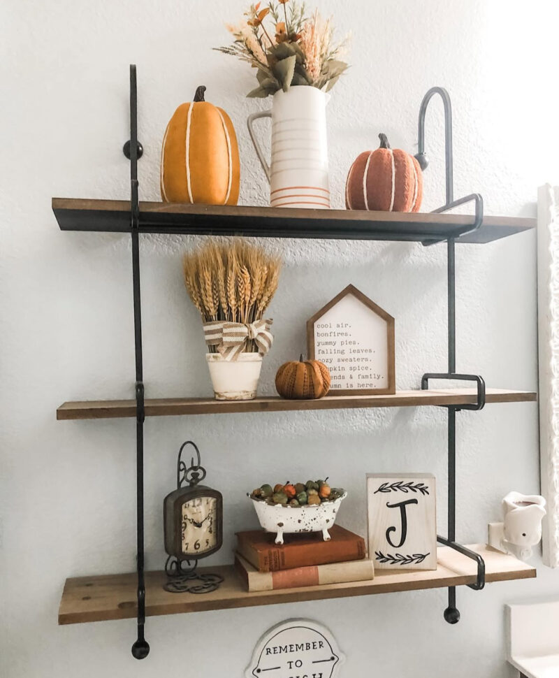 29 Fall Shelf Ideas to Style Every Room Like a Pro
