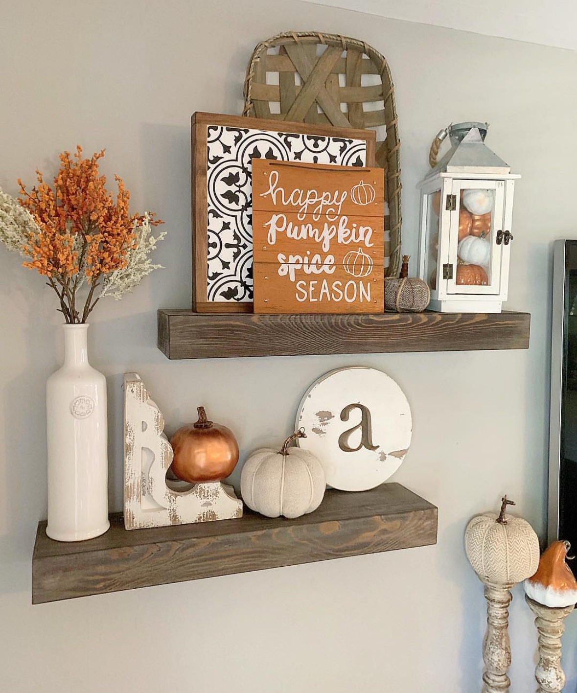 29 Fall Shelf Ideas to Style Every Room Like a Pro